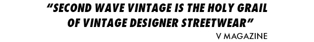 Second Wave Vintage - Vintage Designer And Streetwear